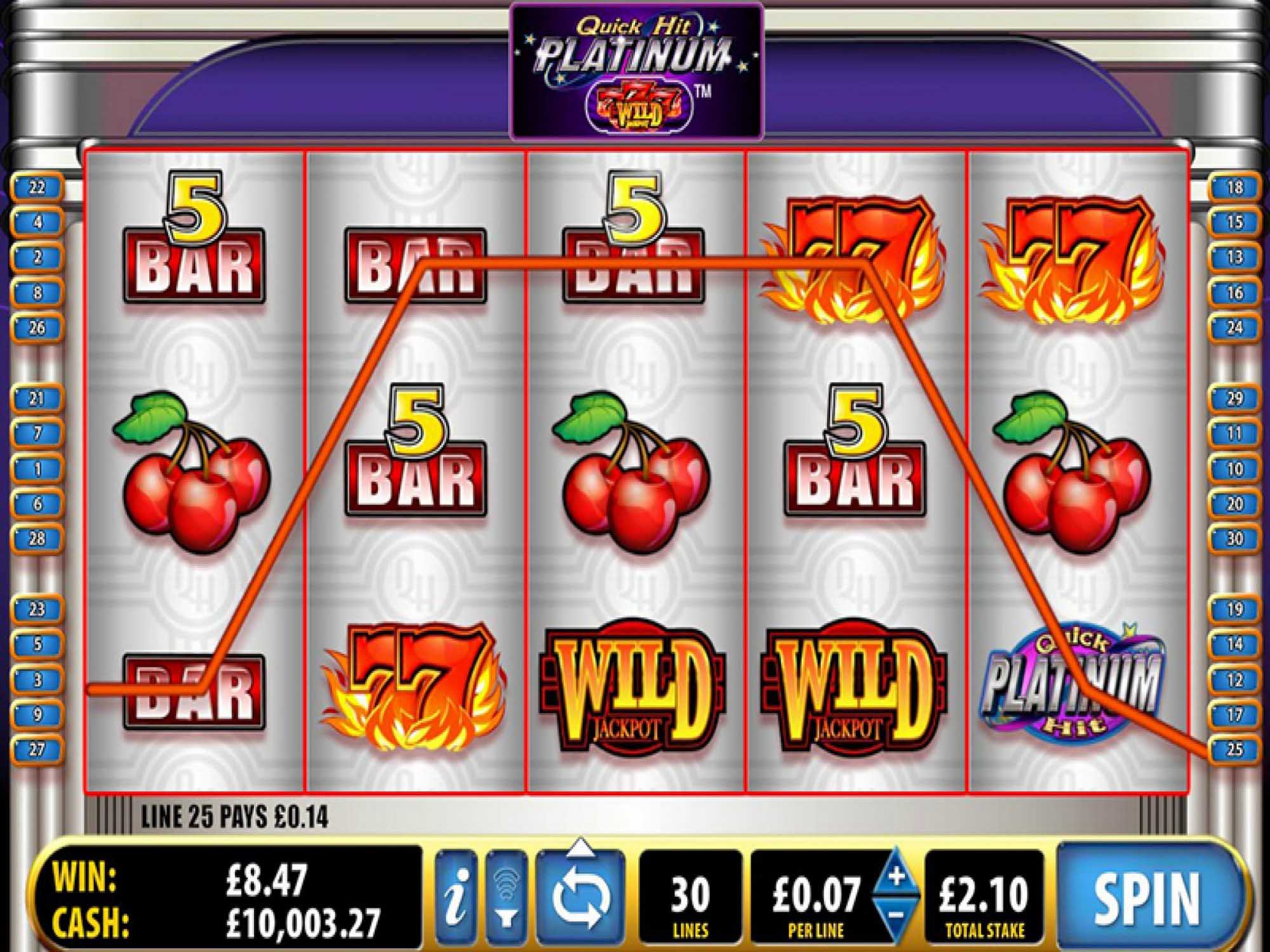 Quick Hit Platinum Online Demo | Play For Free
